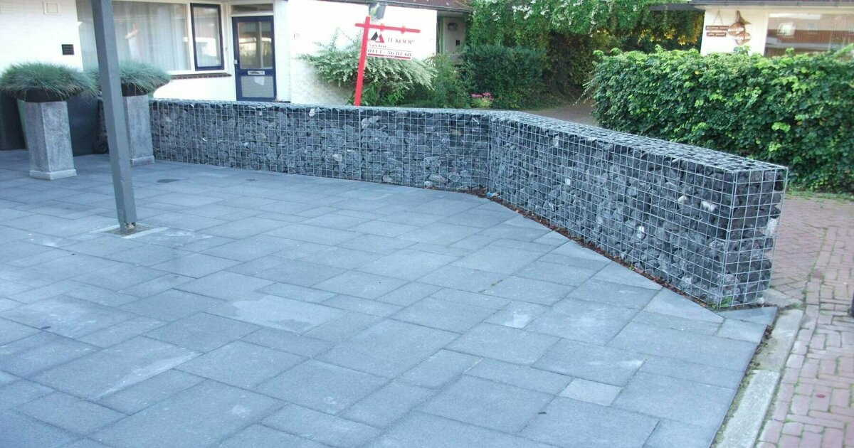 Steenkorven en schanskorven zijn in diverse vormen mogelijk